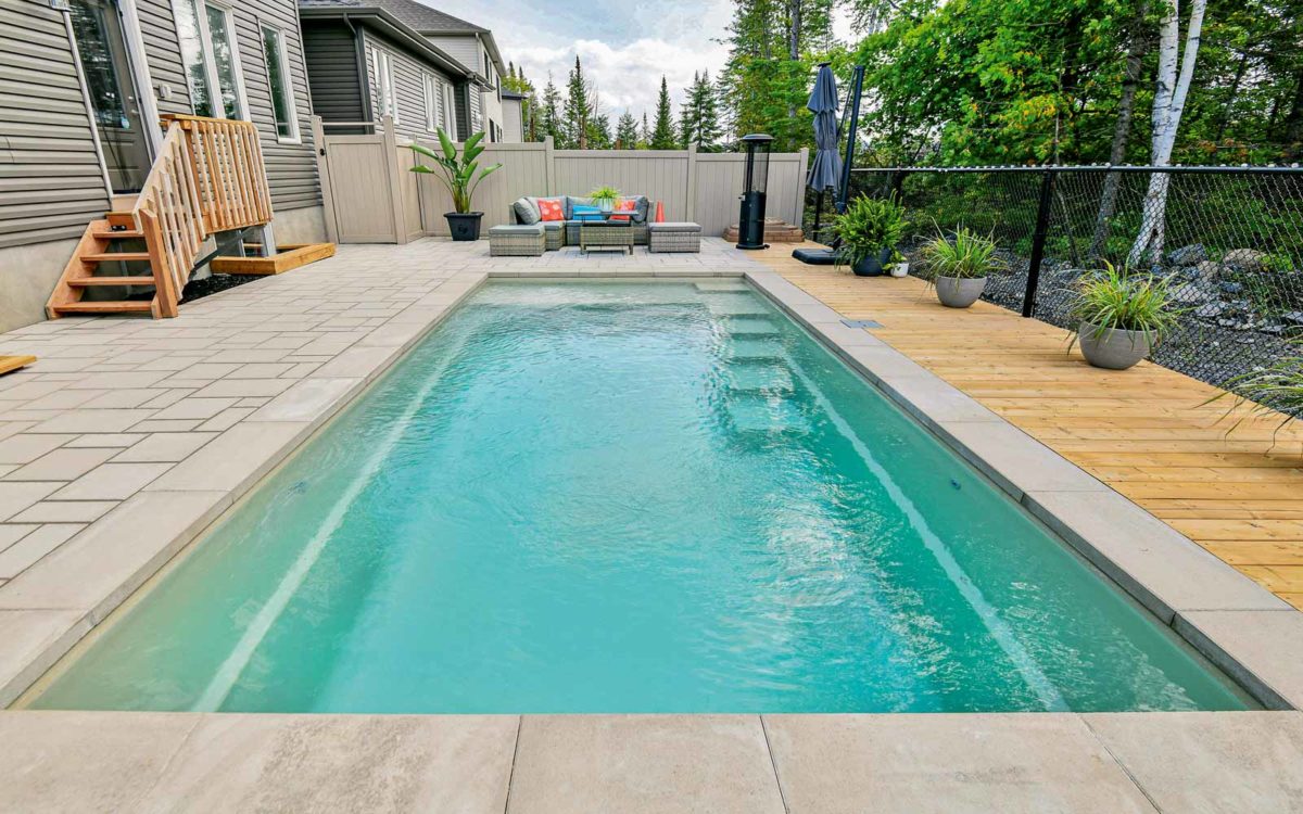 The Precision - high water line pool - Leisure Pools Canada