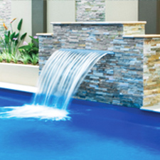 The Cascade Water Feature & Pool Accessory - Leisure Pools Canada